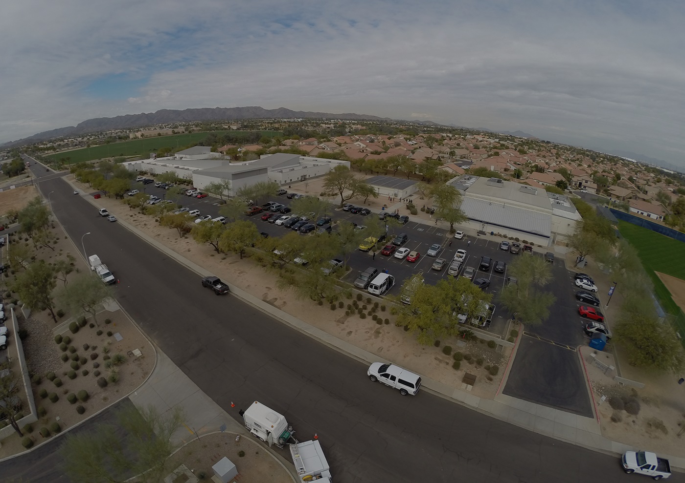 school profile aerial campus - Valley Christian Schools